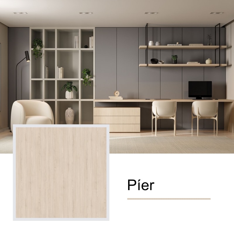 Chapa de MDF Floraplac 2F Pier 6mm x 1,83m x 2,75m