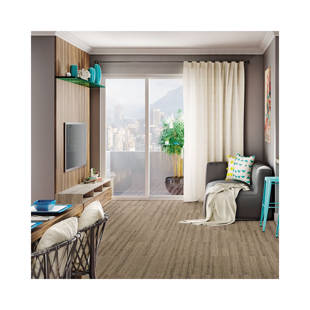 Piso Laminado Colado Eucafloor em oferta aqui na Você Constrói